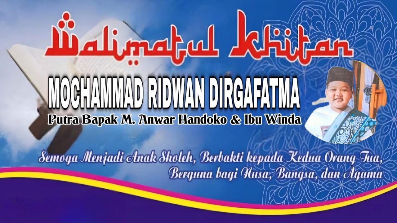 🛑LIVE STREAMING MALAM WALIMATUL KHITAN ANANDA MOCHAMMAD RIDWAN ...