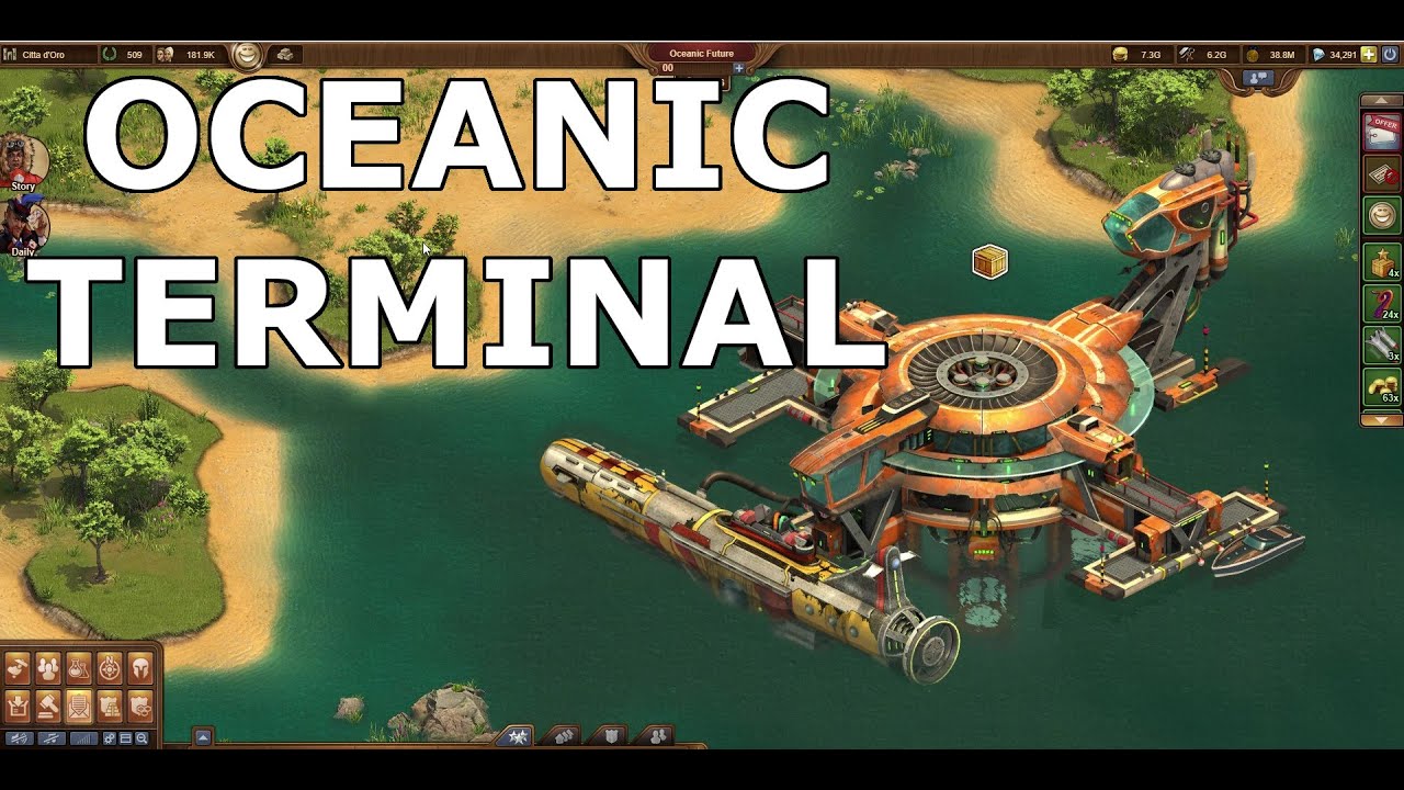 Forge of Empires: Oceanic Terminal - YouTube