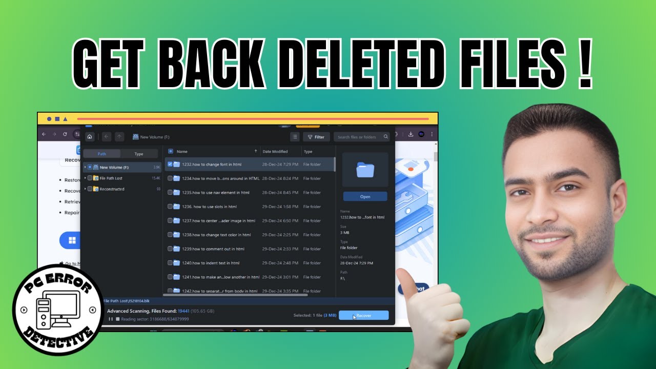 How to Get Back Deleted Files on Windows - Quick Tutorial [2025] - YouTube