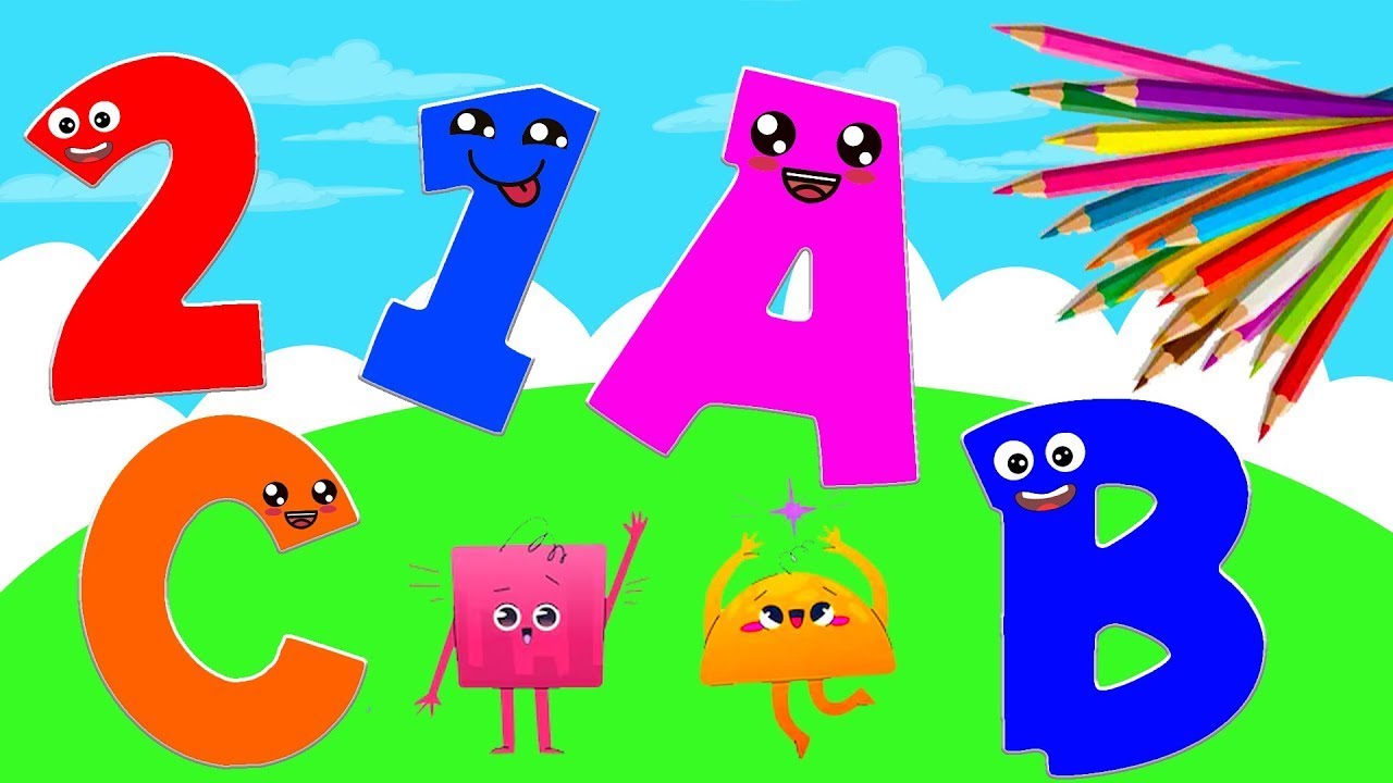 Learn ABC, 123 , Colors And Shapes | Kids Basic Learning For 3 Year ...