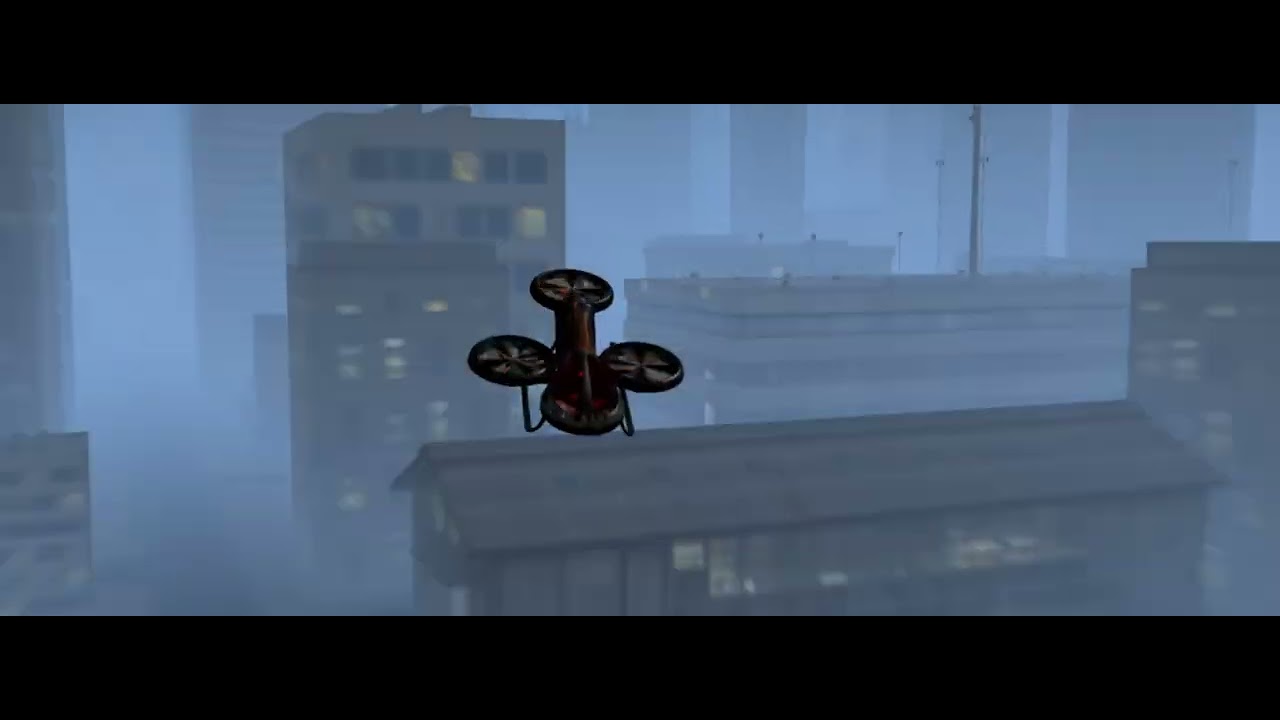 SI Animation Drone Aero Stunt LED - YouTube