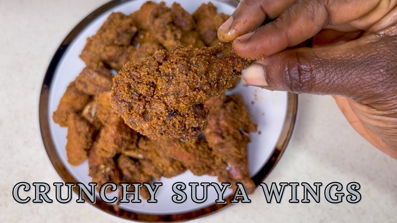 SUYA WINGS| CHICKEN SUYA RECIPE - YouTube
