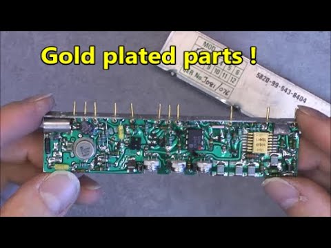 Racal RT-349 military radio teardown - YouTube