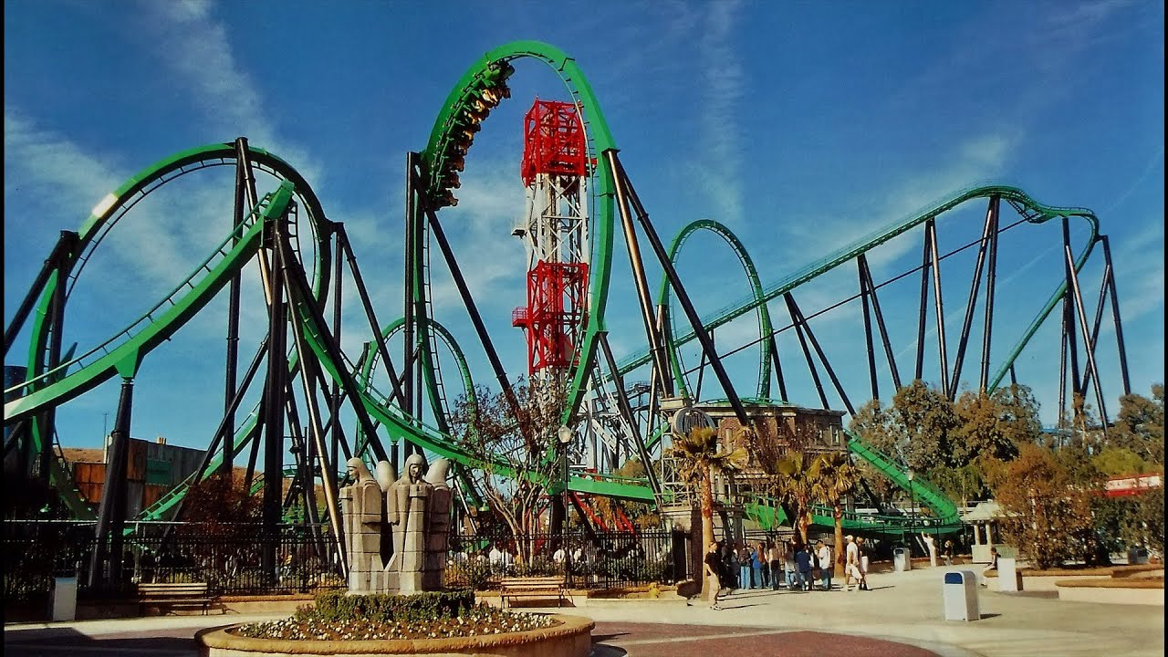 The Riddler's Revenge at Six Flags Magic Mountain (25th Anniversary ...
