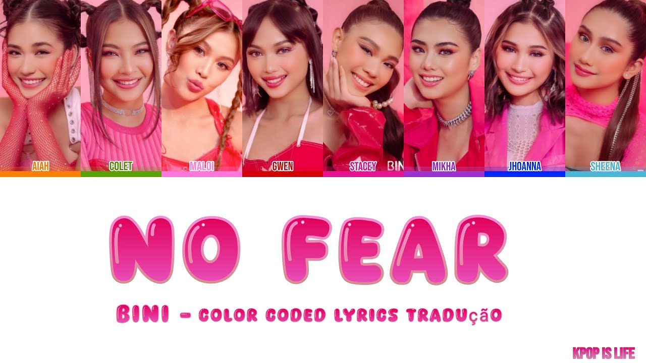 BINI - No fear "Color coded lyrics" - YouTube