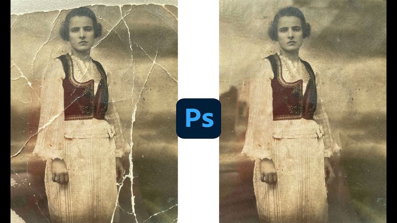 Damage Image Restoration and Colorize Part- 27 ||Content Aware || Adobe ...