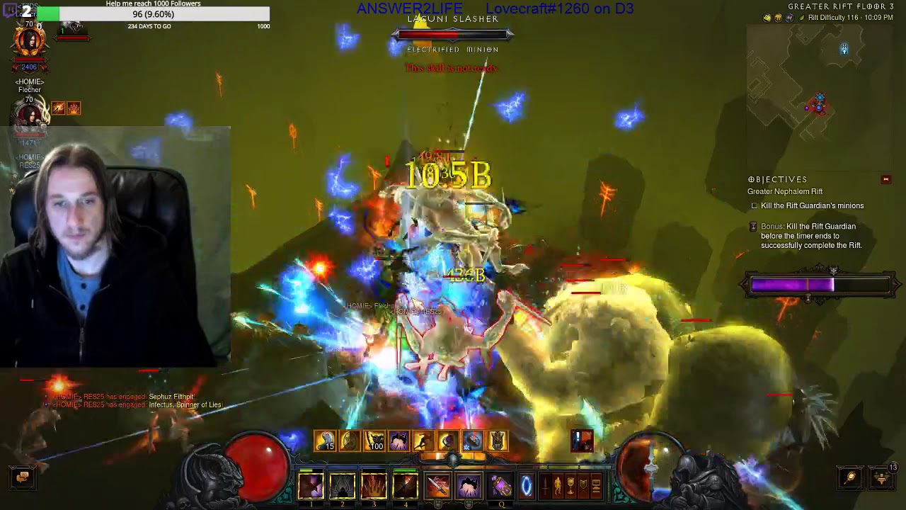 Diablo 3 Demon Hunter Shadows Mantles Set Season 16 Paragon Level 2406 ...