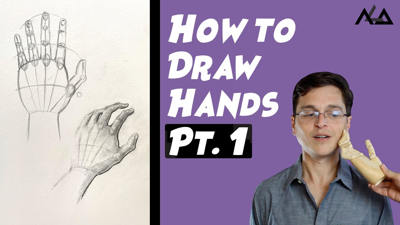 HOW TO DRAW HANDS! (Part 1) - Hand anatomy and drawing tutorial - YouTube