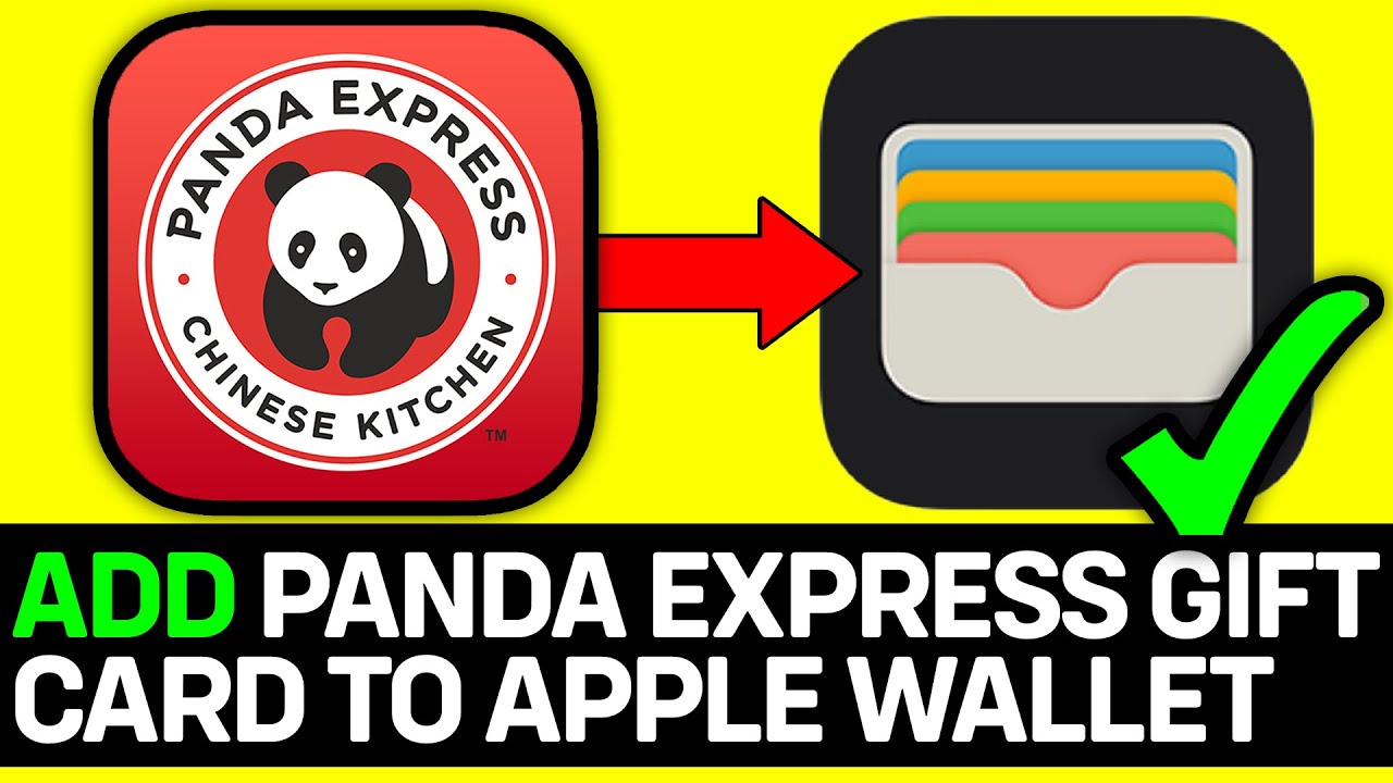 How To Add Panda Express Gift Card To Apple Wallet - Full Guide - YouTube