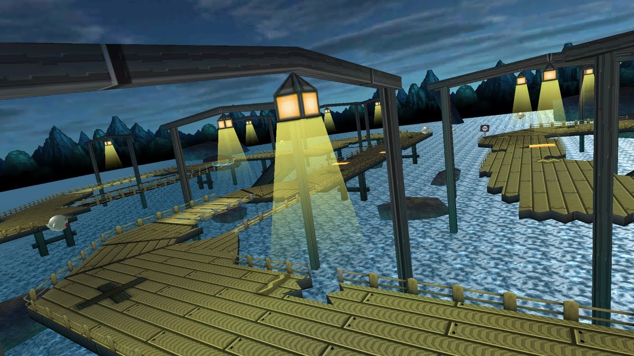 Mario Kart Super Circuit Broken Pier