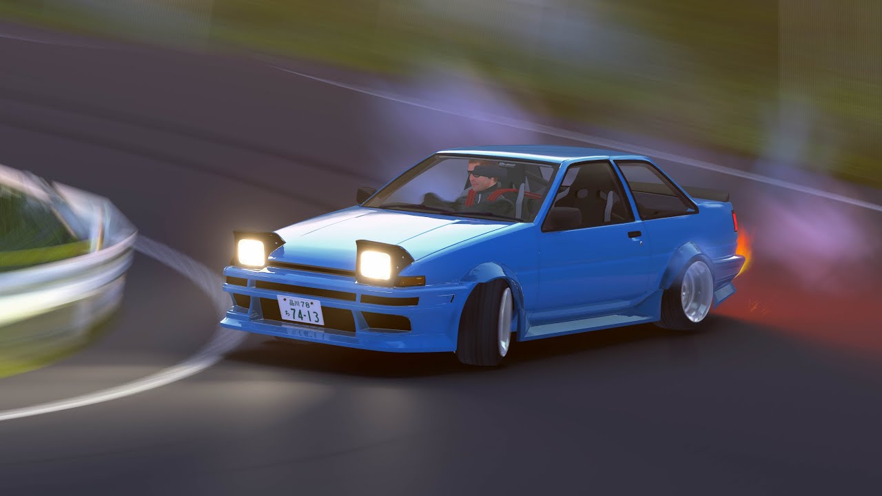 Toyota AE86 Drifting Tsuchisaka Touge | Assetto Corsa - YouTube