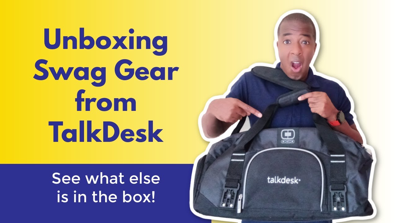 Unboxing EPIC Swag Gear from TalkDesk - YouTube