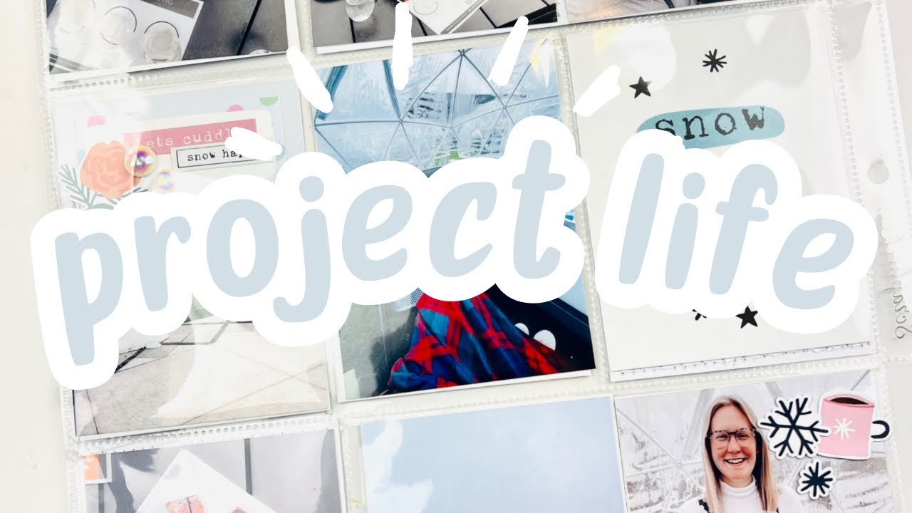 PROJECT LIFE SPREAD /// Sunday Challenge for Scrapbook Nerd - YouTube