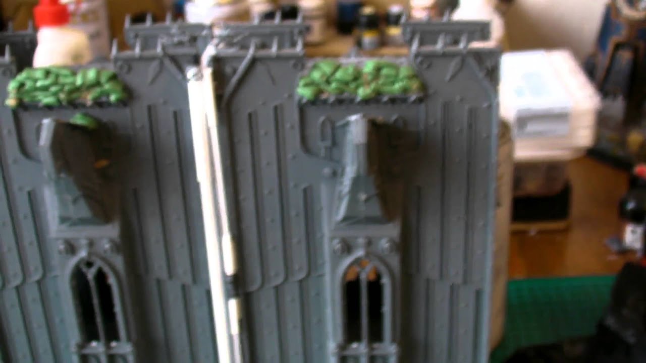 Warhammer 40k fortress wall (Gates) Part 3. - YouTube