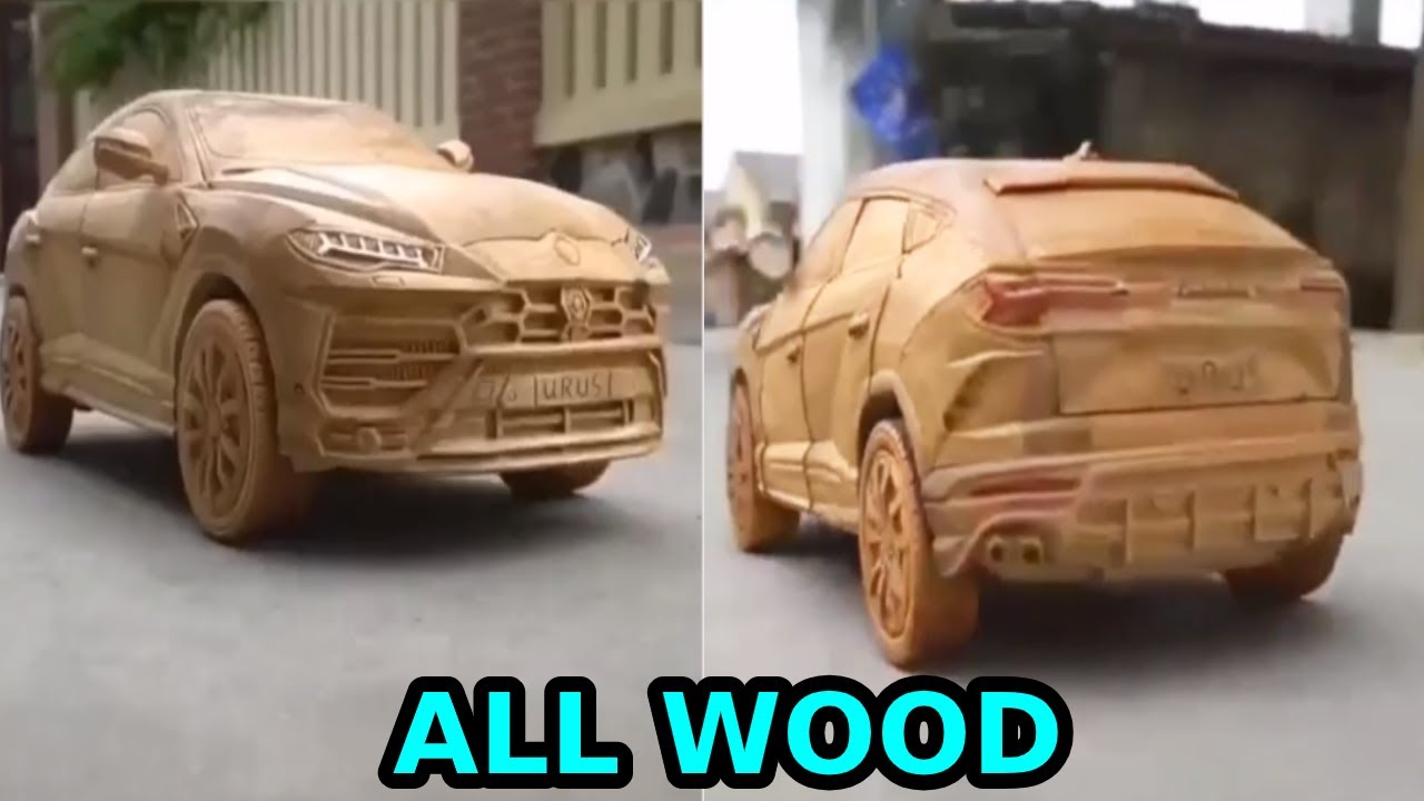Lamborghini Made Out Of Wood - YouTube