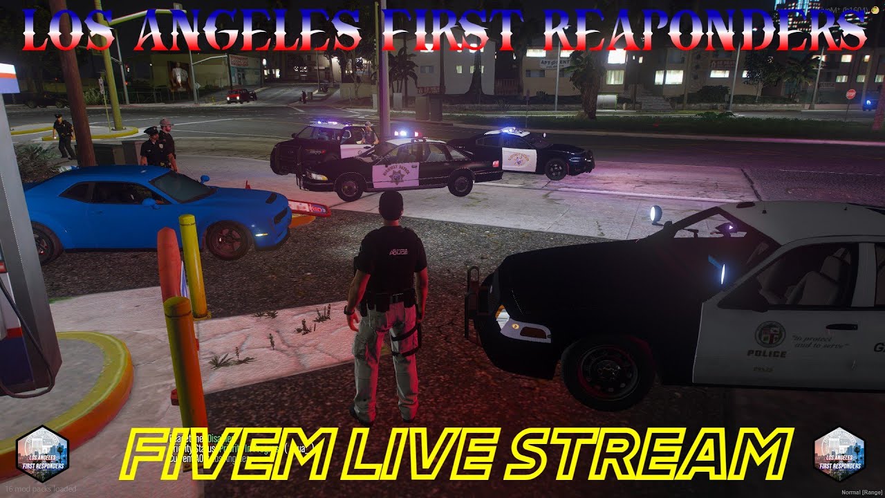 Los Angeles First Responders - (FIVEM) Live Stream | City Problems ...