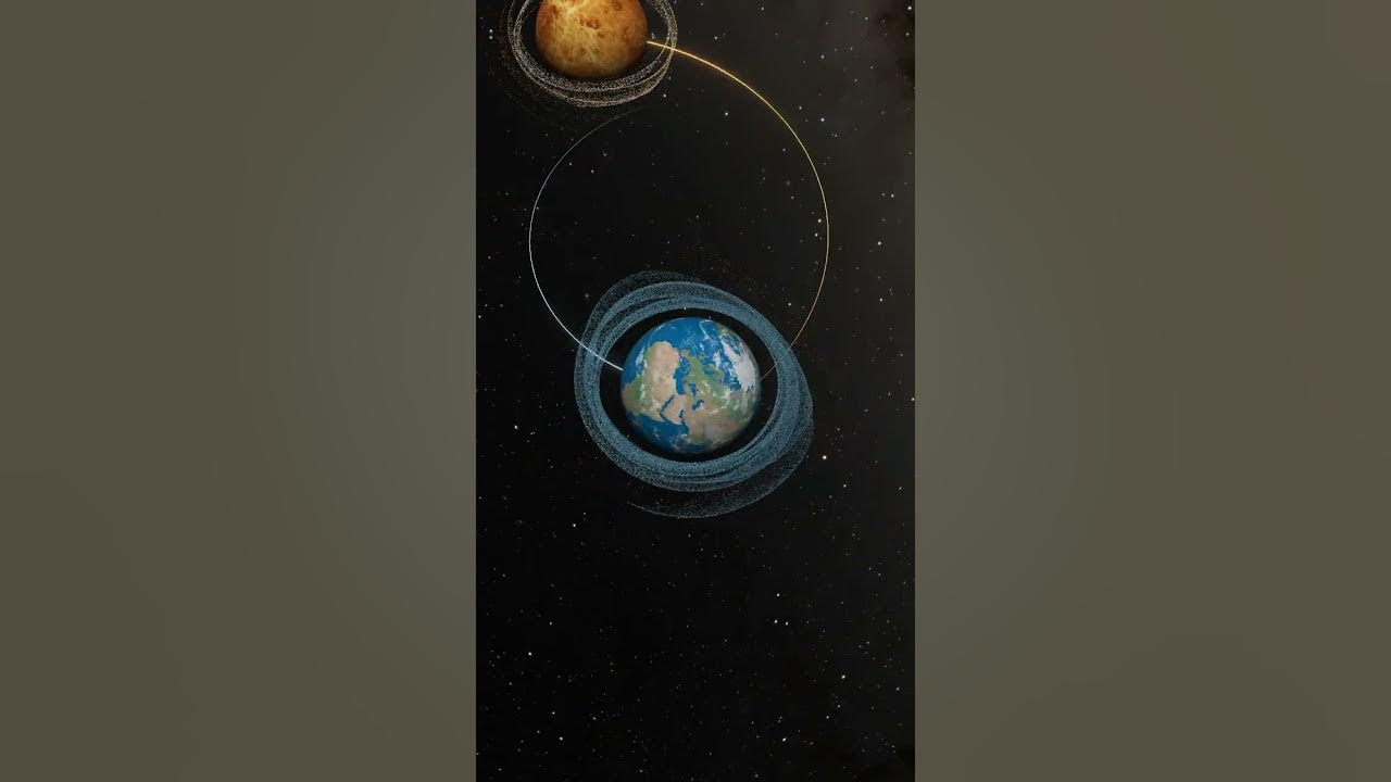 what if venus and earth orbited with rings? #shorts - YouTube