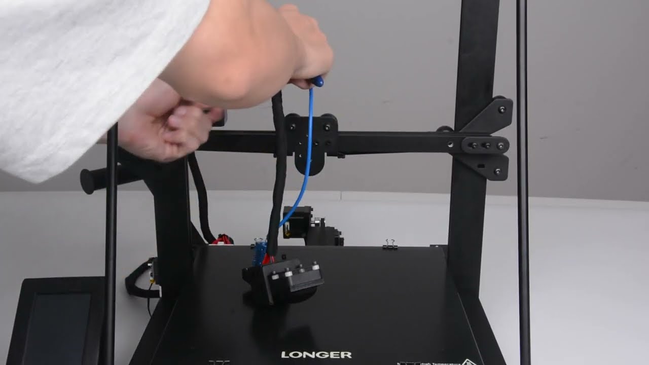 LONGER FDM printers replace nozzle assembly tutorial - YouTube