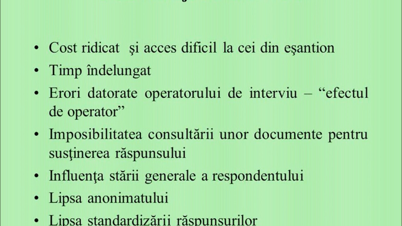 Interviul semi structurat part 2 - YouTube