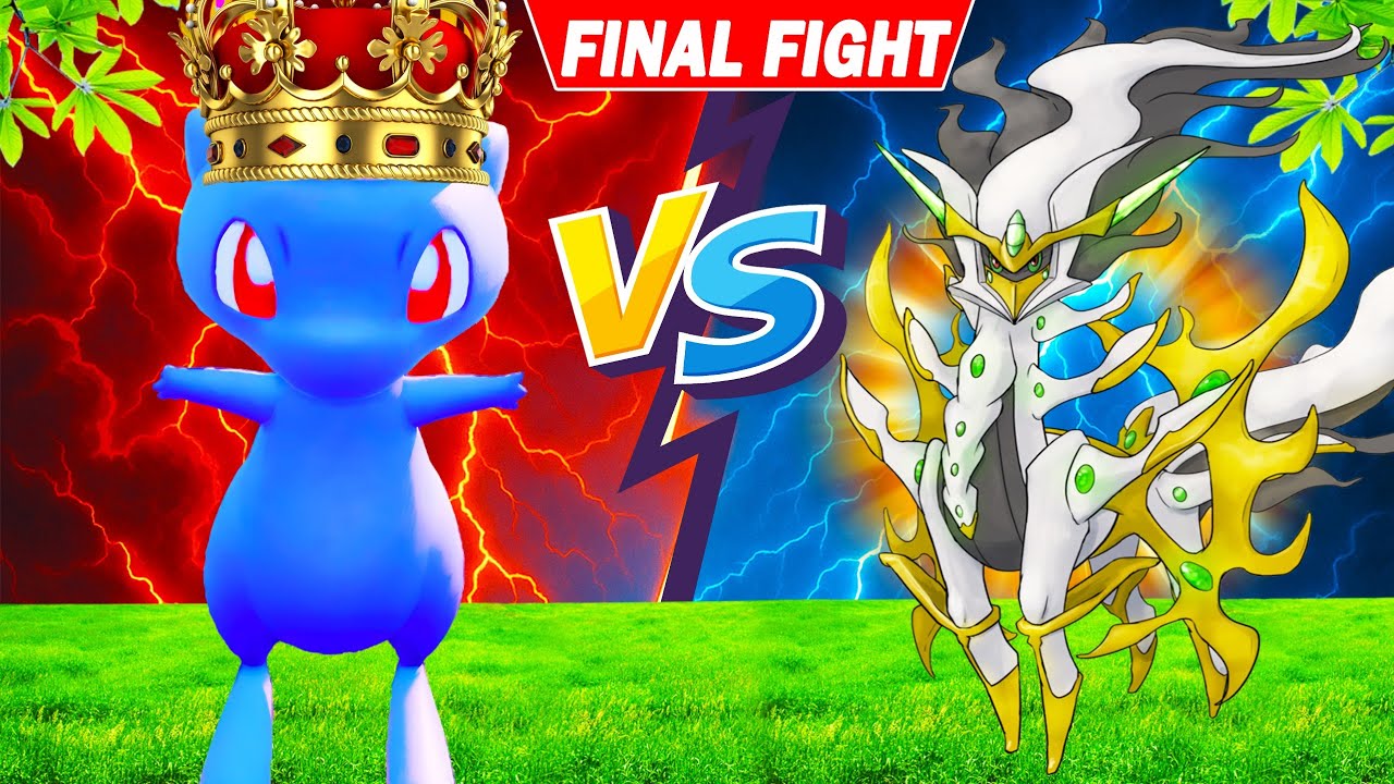 FINALLY BATTLE ! MEW QUEEN vs MEGA ARCEUS in PALWORLD ! MEWLUCARIO ...