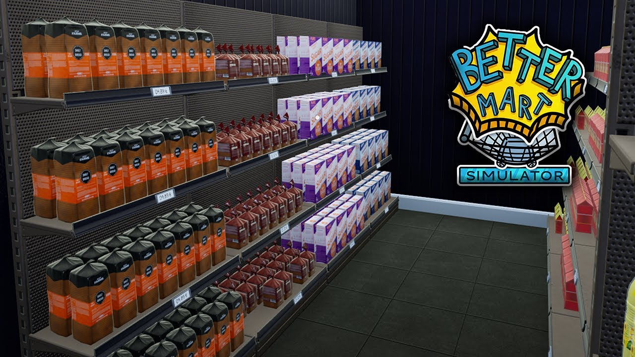 Der laden wird umgeräumt - Better Mart Simulator gameplay deutsch #05 ...