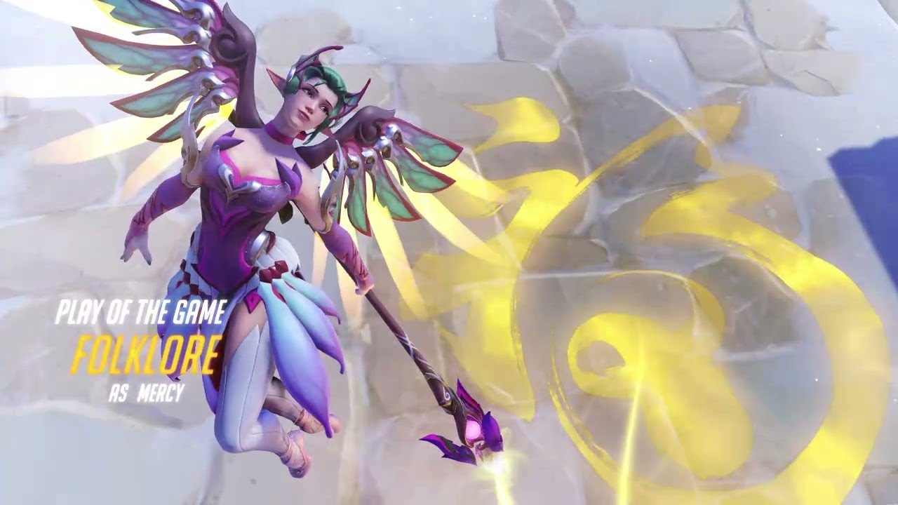 My first Mercy Play Of The Game! - YouTube