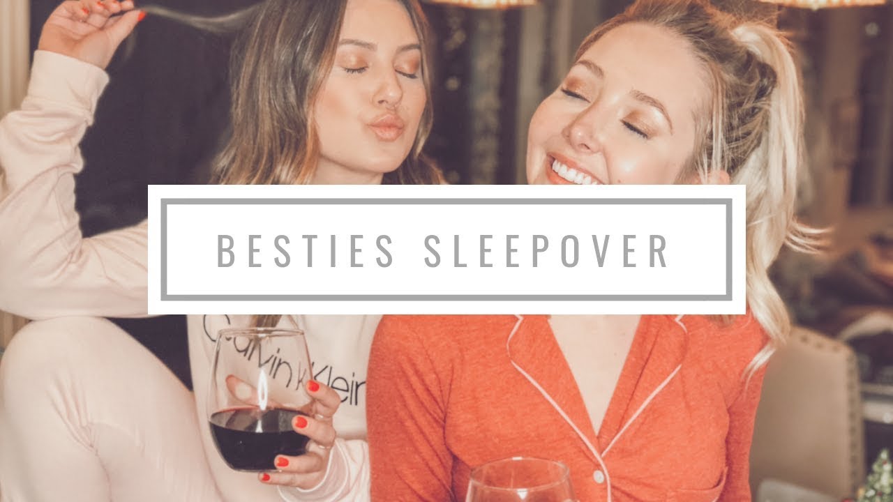 Besties Sleepover - WE PEELED OFF OUR FACES - YouTube