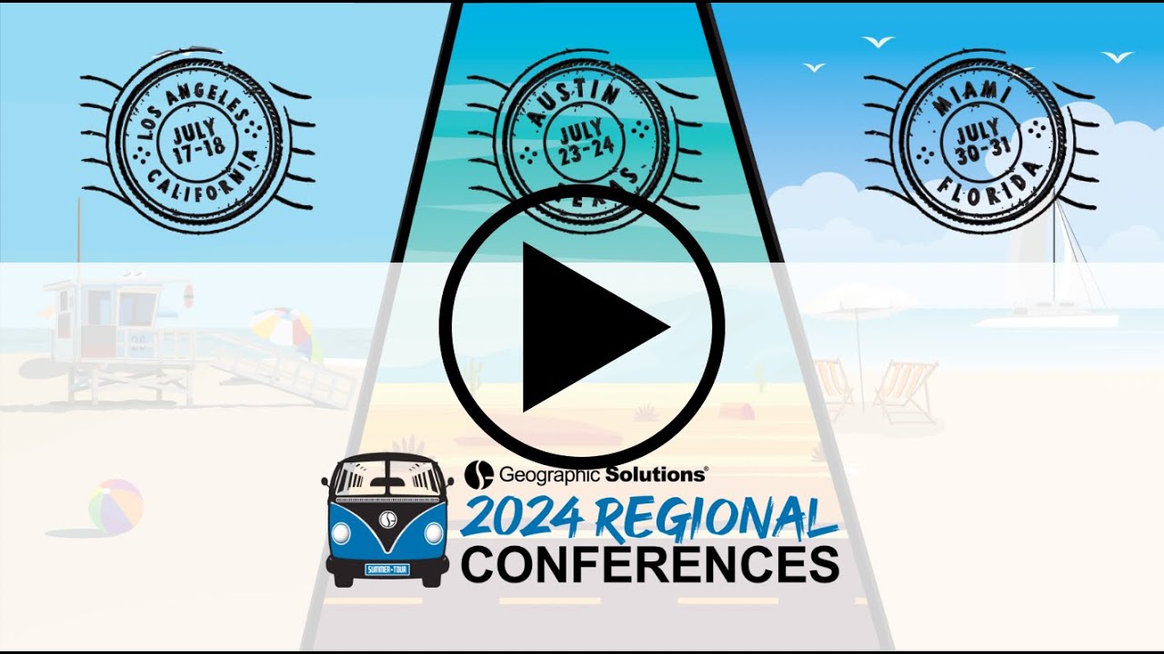 Geographic Solutions 2024 Regional Conferences - YouTube