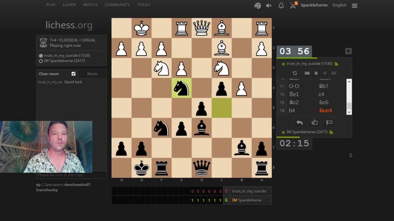 International Master William Paschall Blitz and Classical chess on ...