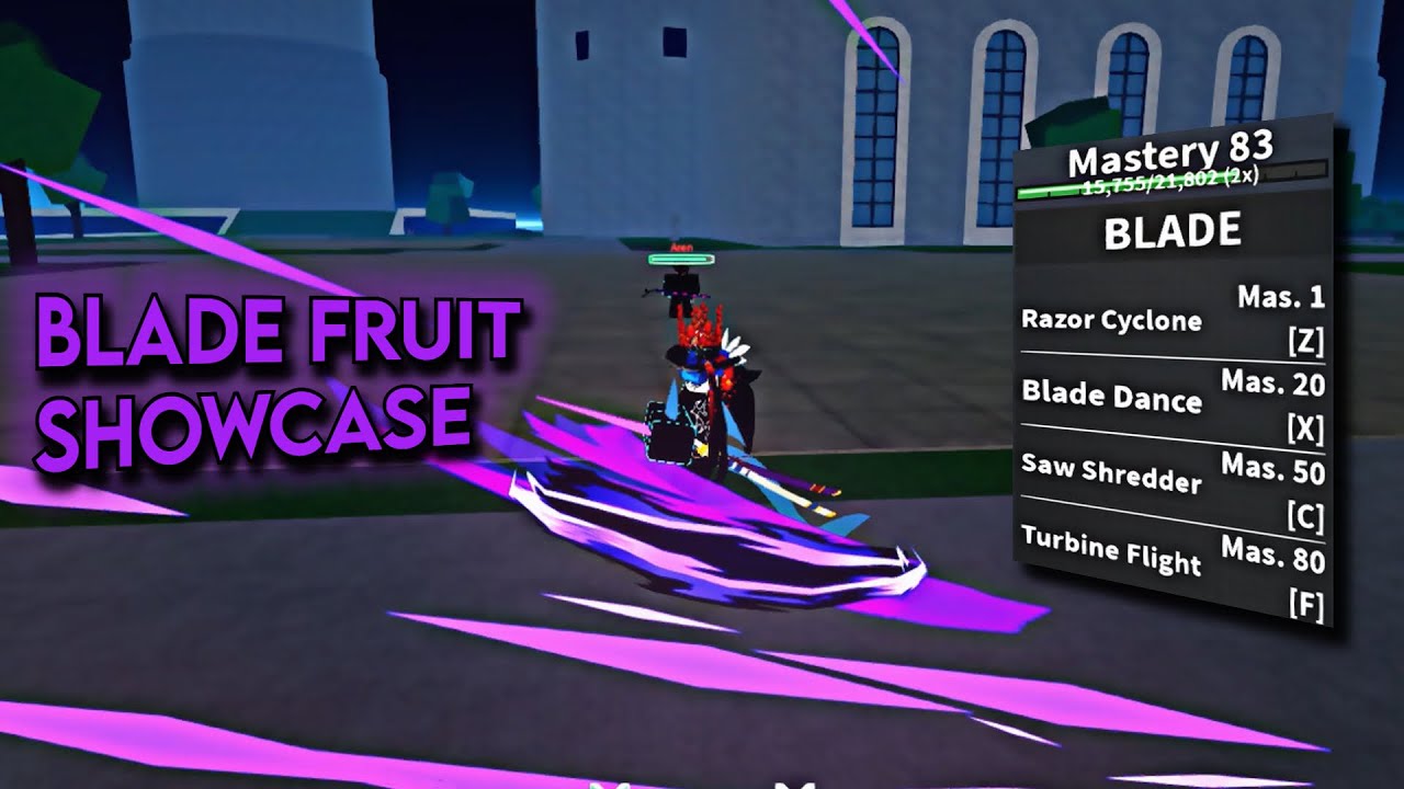 NEW Blade Fruit FULL SHOWCASE | BLOX FRUITS (Chop Rework) - YouTube