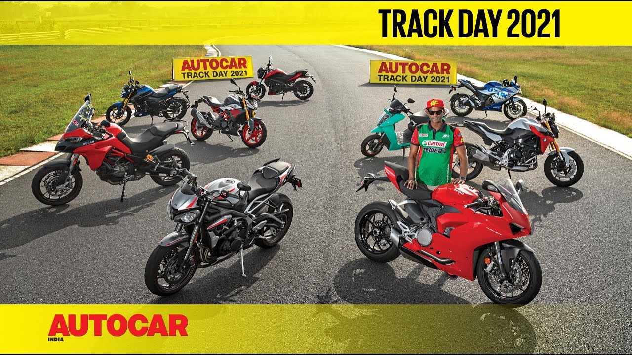 Most fun bikes on track with Rajini Krishnan | Track Day 2021 | Autocar ...