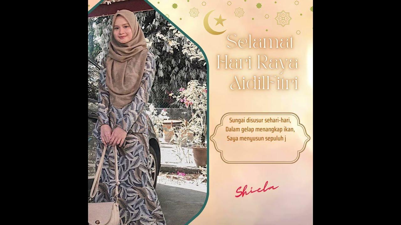 012 TEMPLATE KAD RAYA DIGITAL OOTD FEMININ - YouTube