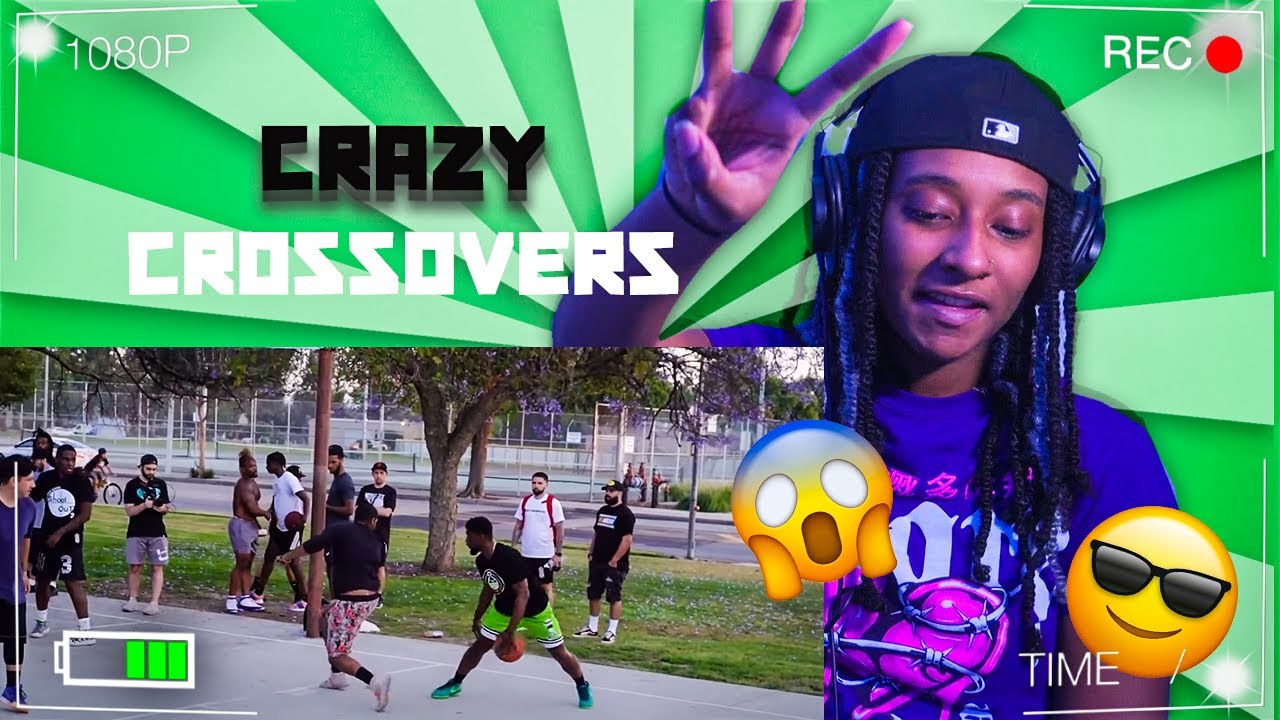 Crossovers and Ankle Breakers (HE FELL!!!) | REACTION - YouTube