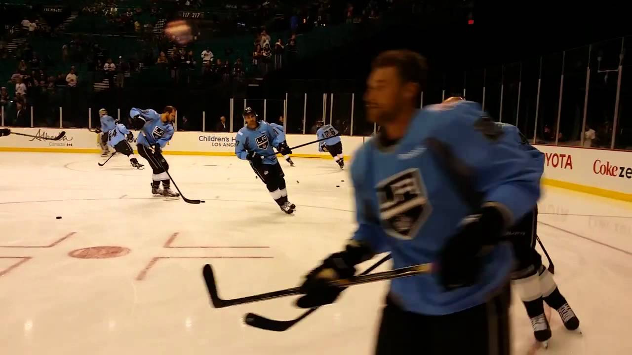 LA Kings Shooting Practice - YouTube