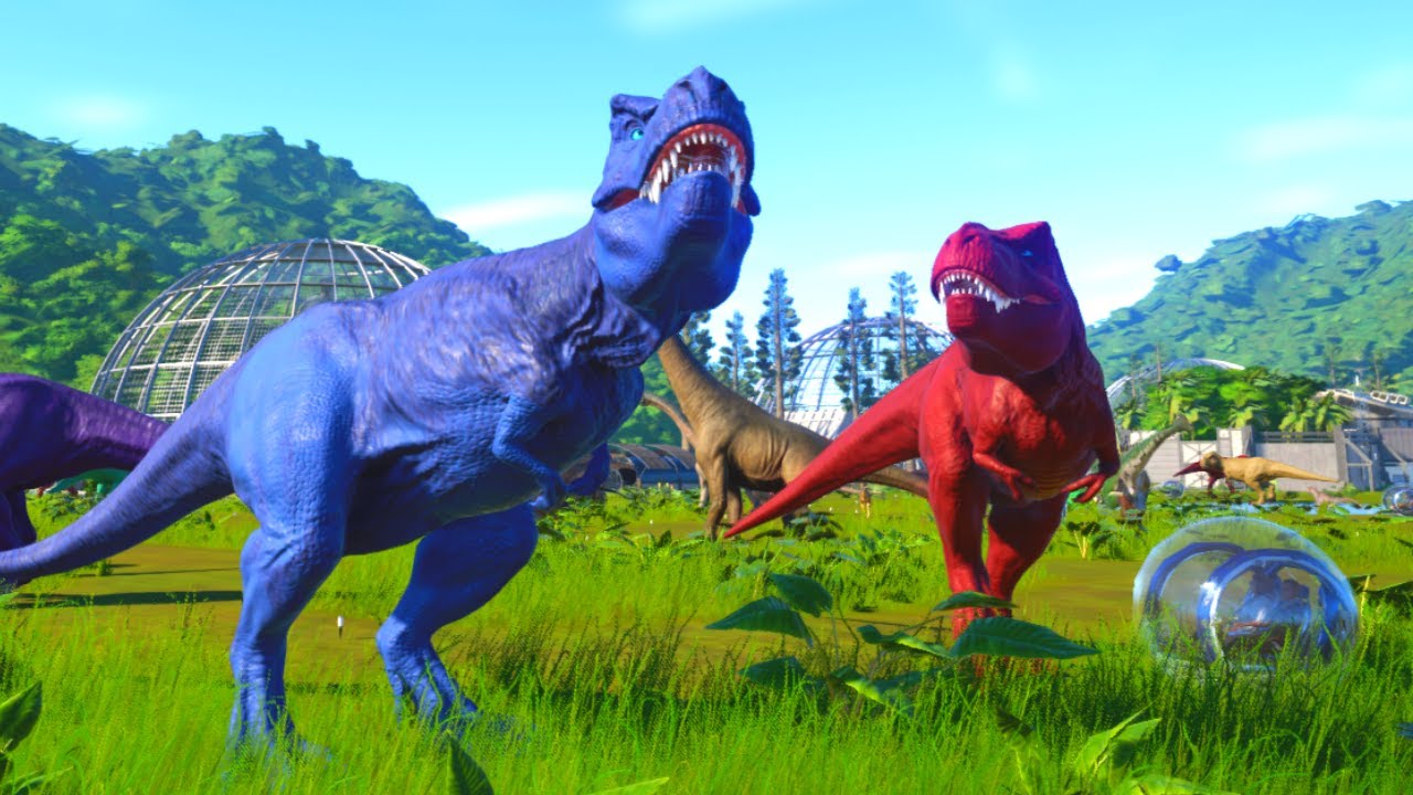 T Rex COLOR PACK Vs Spinosaurus, Carno Breakout & Fight Dinosaurs ...