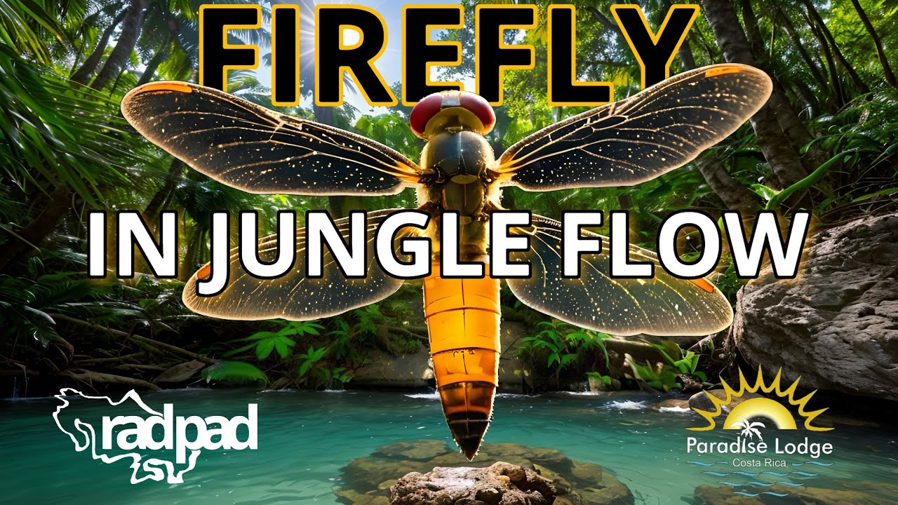Firefly flying through the jungle of Costa Rica 🇨🇷 Platanillo - YouTube