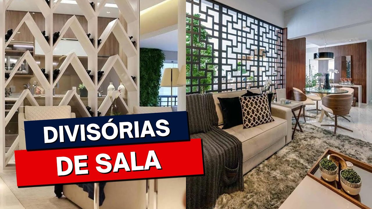 Como usar DIVISÓRIAS NA SALA: 40 IDEIAS INCRÍVEIS - YouTube