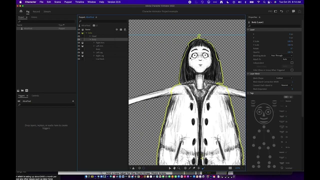 Rigging and adding audio to puppet - YouTube