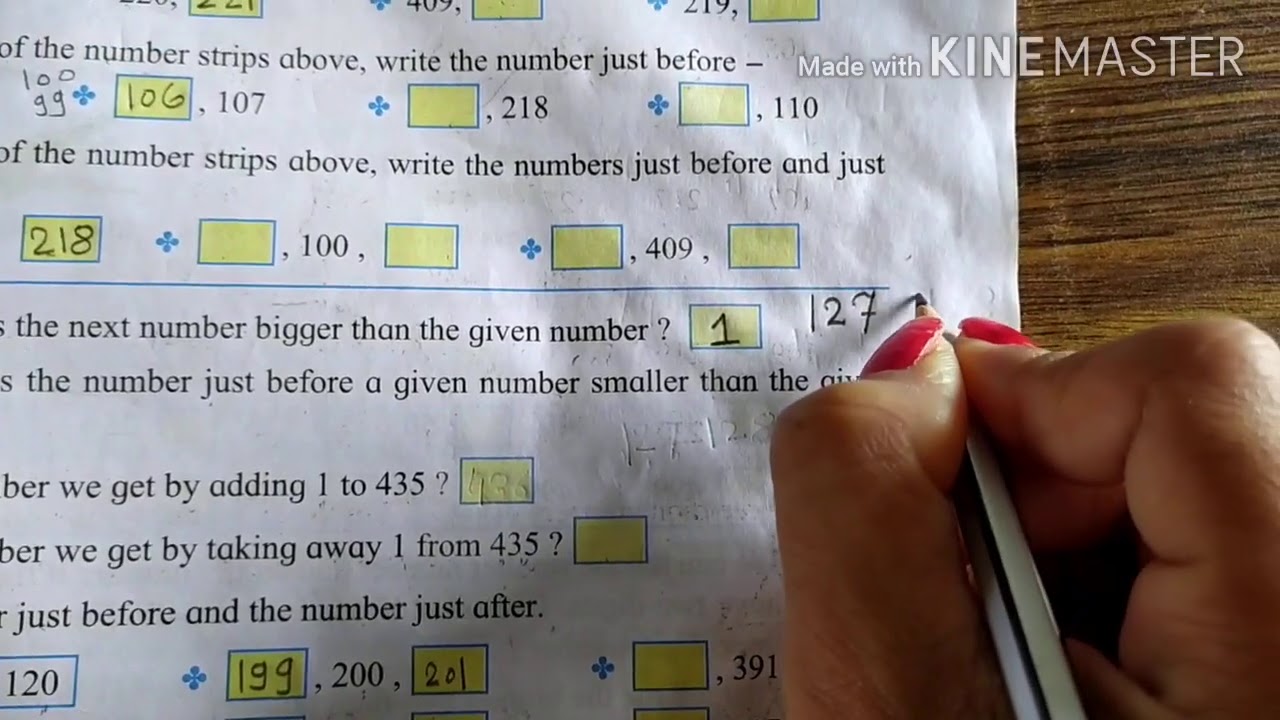 Class :~ 3rd. The number before ; the number after ( maths ) - YouTube