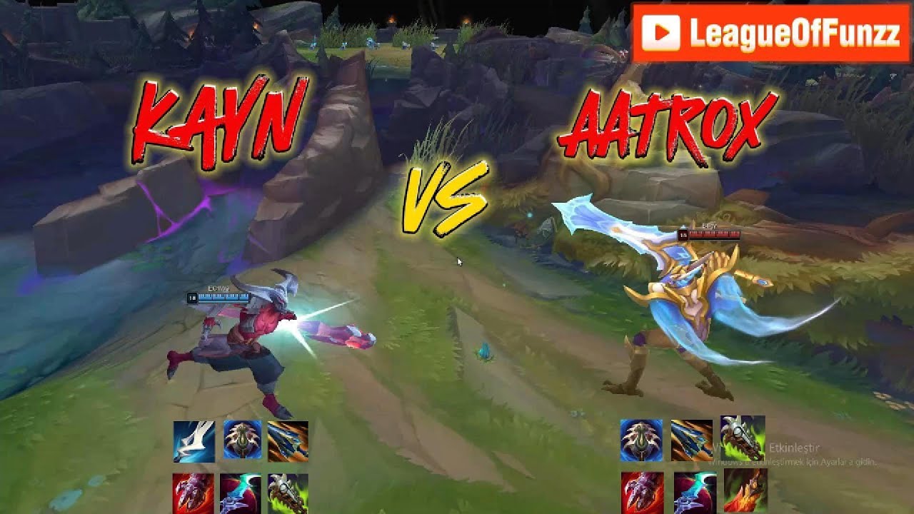 Season 14 Full Build Aatrox vs Kayn - YouTube