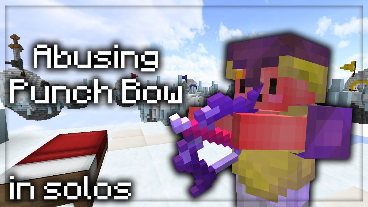 clutching with punch bow (hypixel bedwars) - YouTube