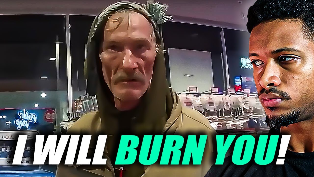Man Tries To Set Cop On Fire And Instantly Regrets It - YouTube