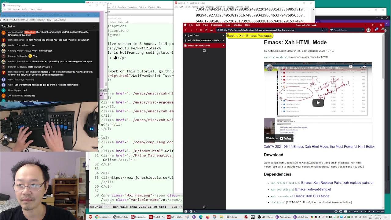 Xah Talk Show 2021-11-20 Bash vs PowerShell vs WolframLang - YouTube