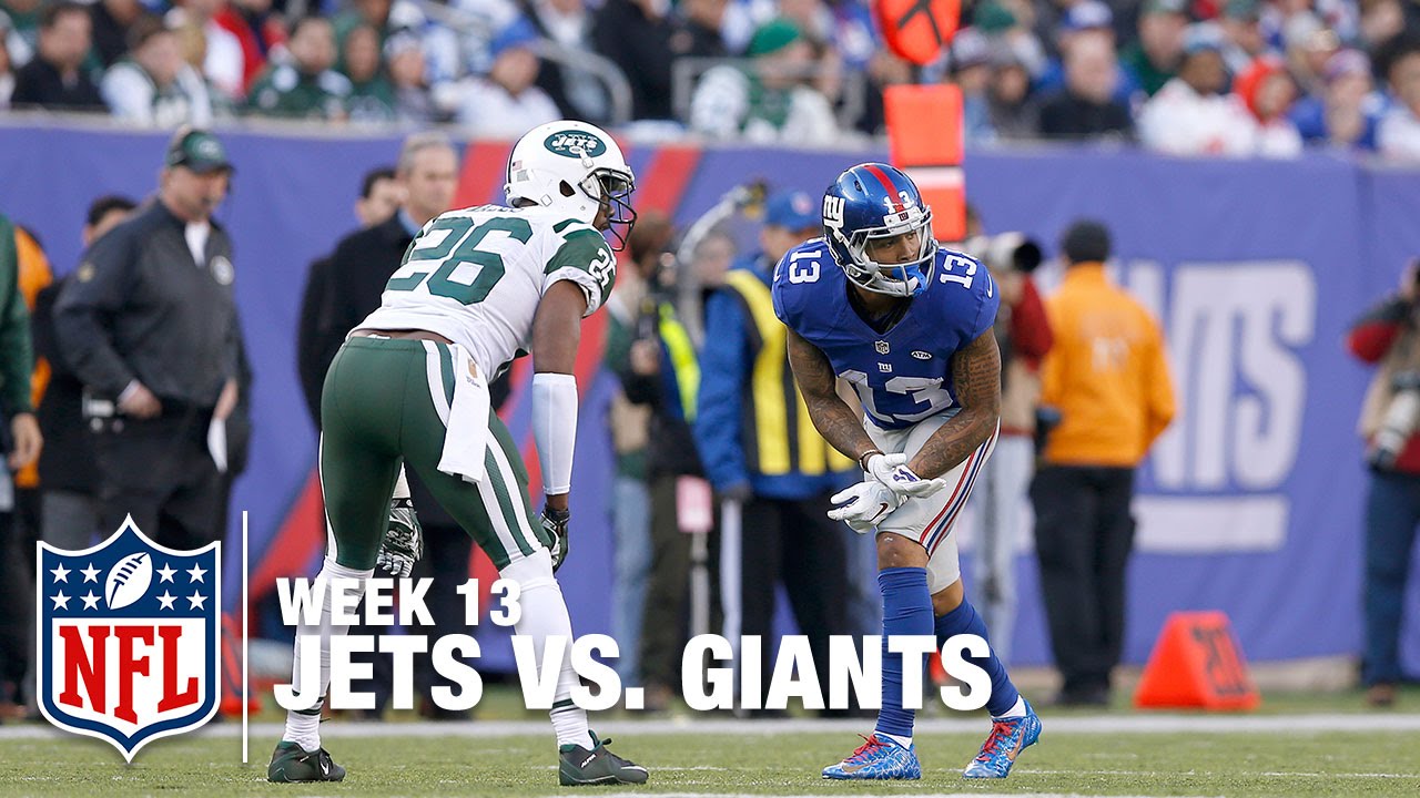 Oh, Just Another Odell Beckham Jr. One-Handed Catch | Jets vs. Giants ...
