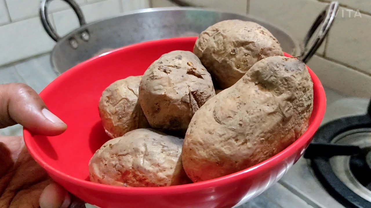 How to make potatoes in sand - YouTube