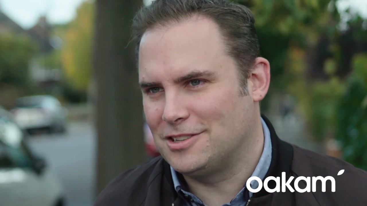 Interview with Tom Allder after Oakam TV ad Shoot - YouTube