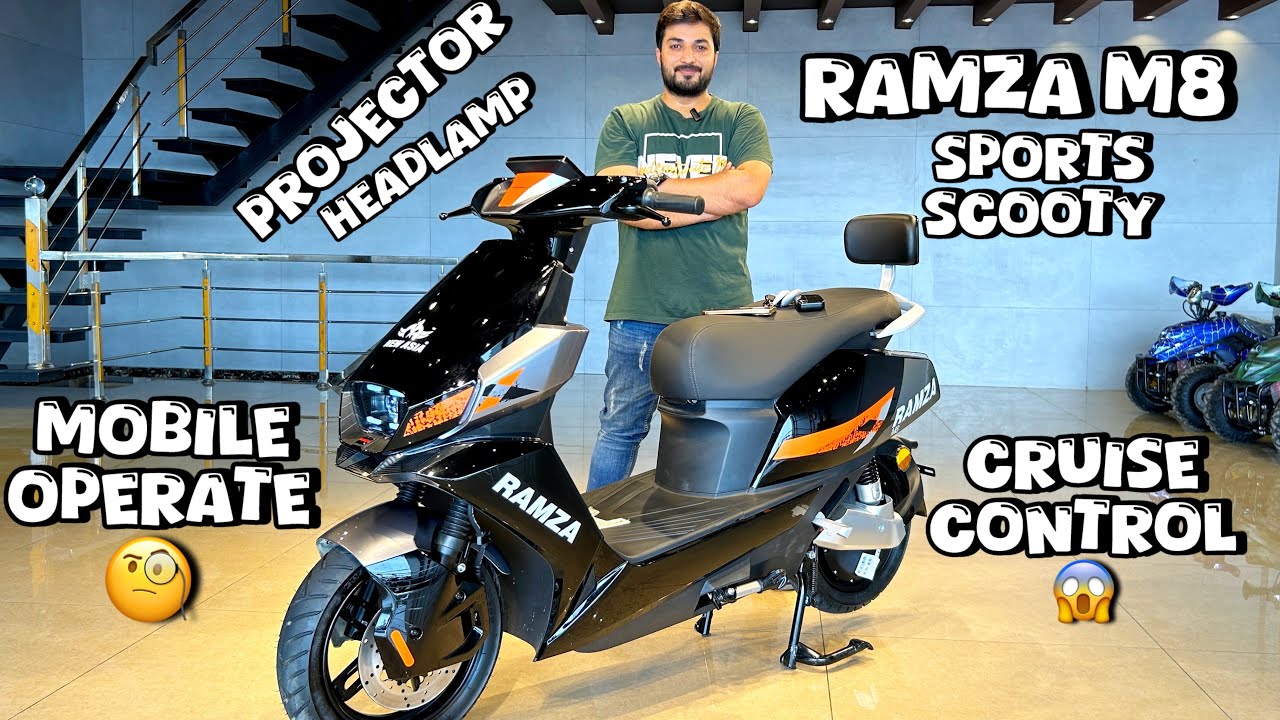 Ramza M8 Sports Scooty😱🔥|| Fully Loaded With Features😎|| Cruise Control ...