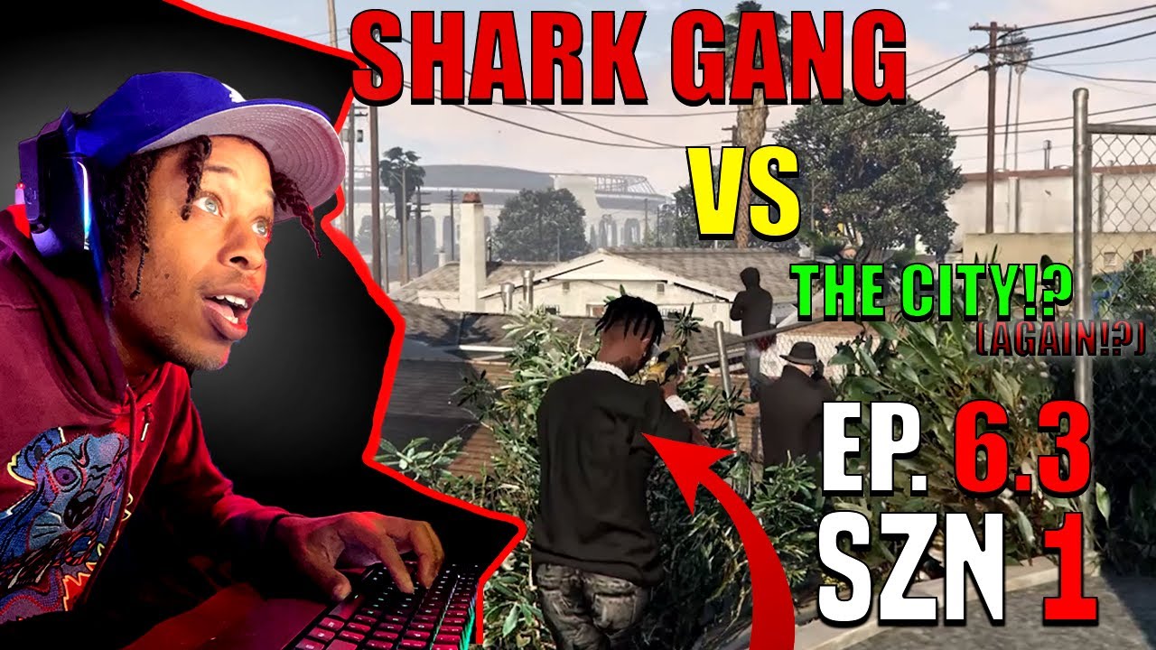 Episode 6.3: Shark Gang Vs The City!? (AGAIN!?) | GTA RP | Grizzley World RP (V1) - YouTube