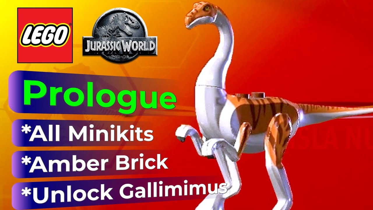 LEGO Jurassic World | Prologue Free Play - All Minikits and Amber ...