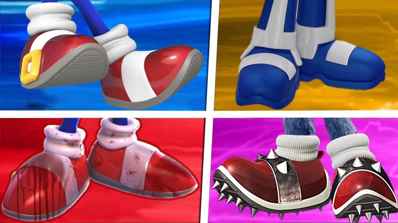 Sonic The Hedgehog Movie Choose Your Favourite Shoes - SONIC VS NEW ...